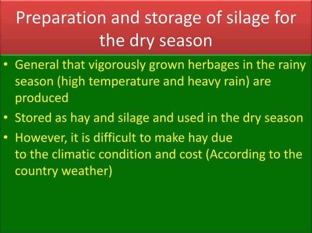 Silage making | PDF