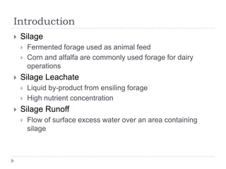 Silage Runoff Characterization | PPT
