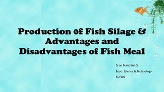 FISH SILAGE & FISH MEAL | PPTX