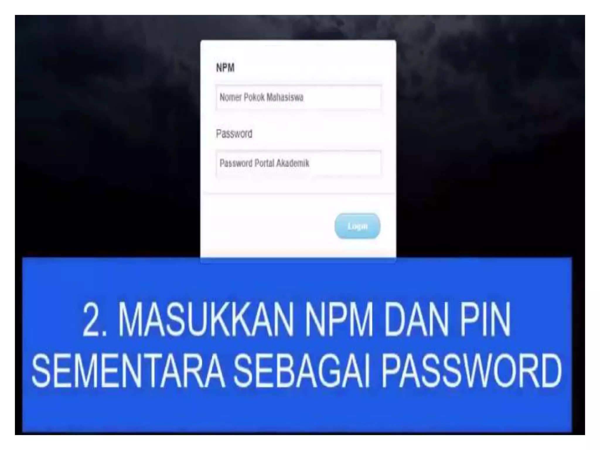 Panduan penggunaan Portal Akademik Bagi Mahasiswa Baru UNIB | PPTX