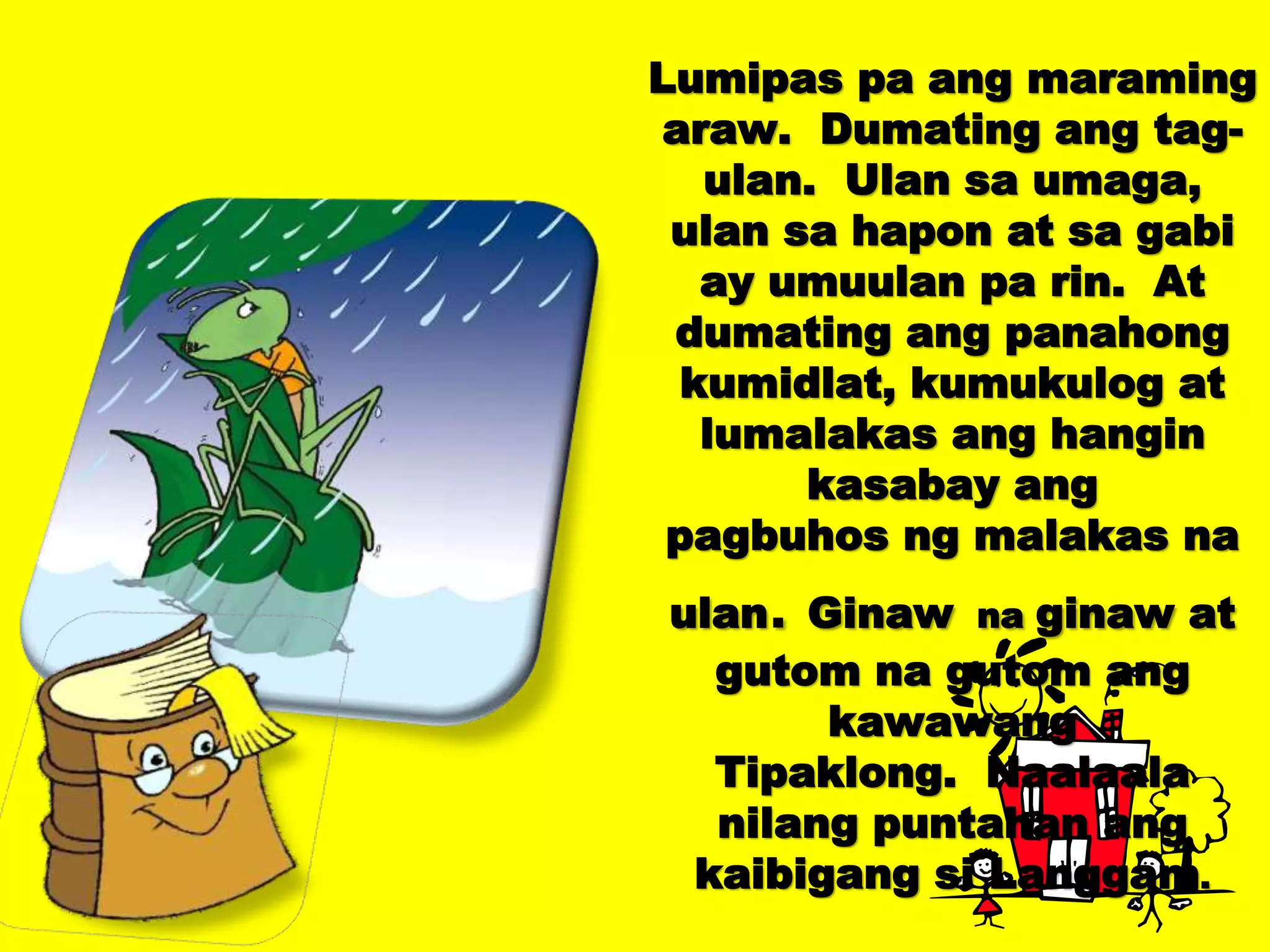 Si langgam at tipaklong | PPTX