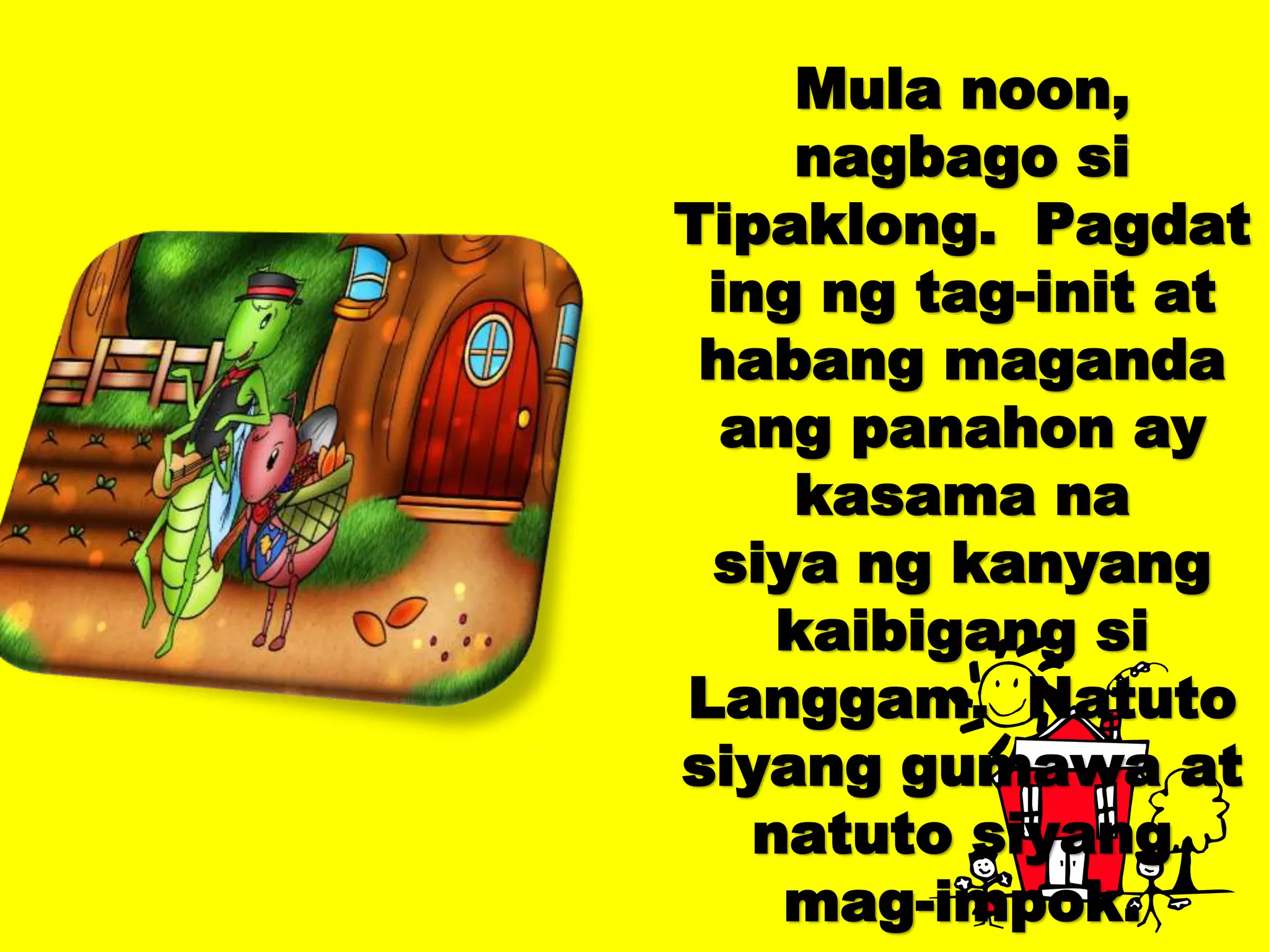 Si langgam at tipaklong | PPTX