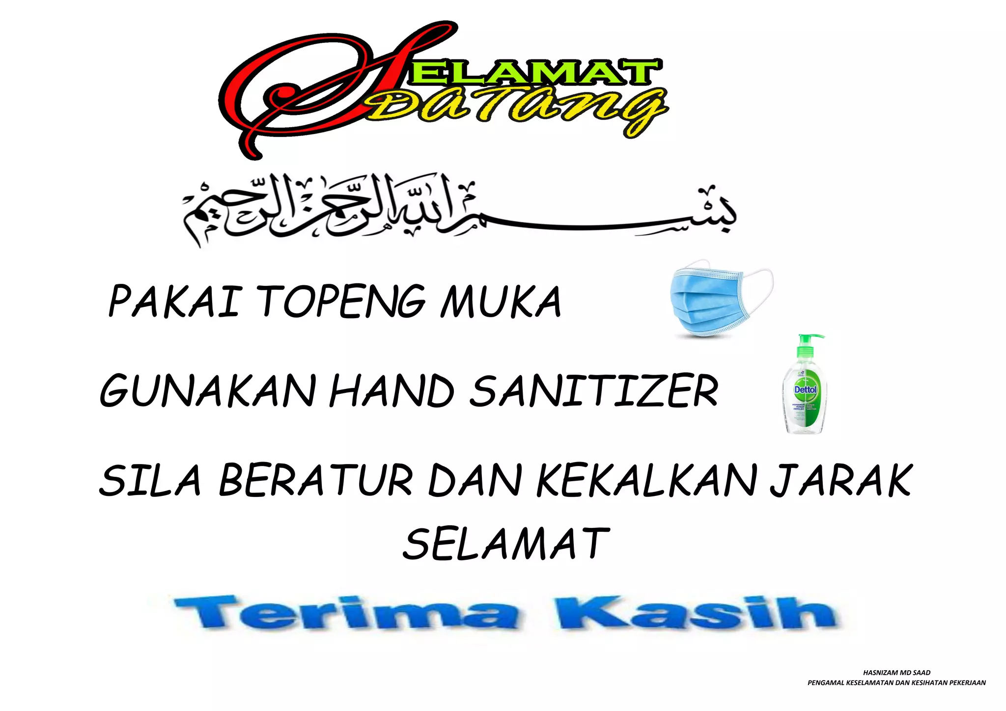 Sila Pakai Topeng Muka Ppt