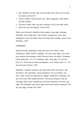 Silase rumput gajah | DOCX
