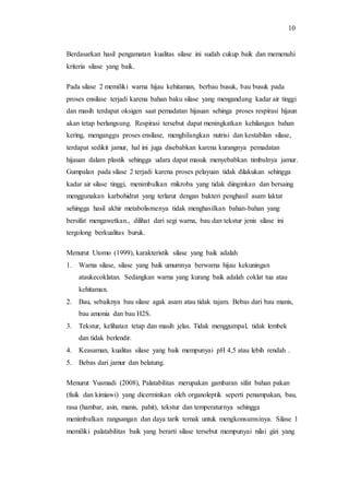 Silase rumput gajah | DOCX