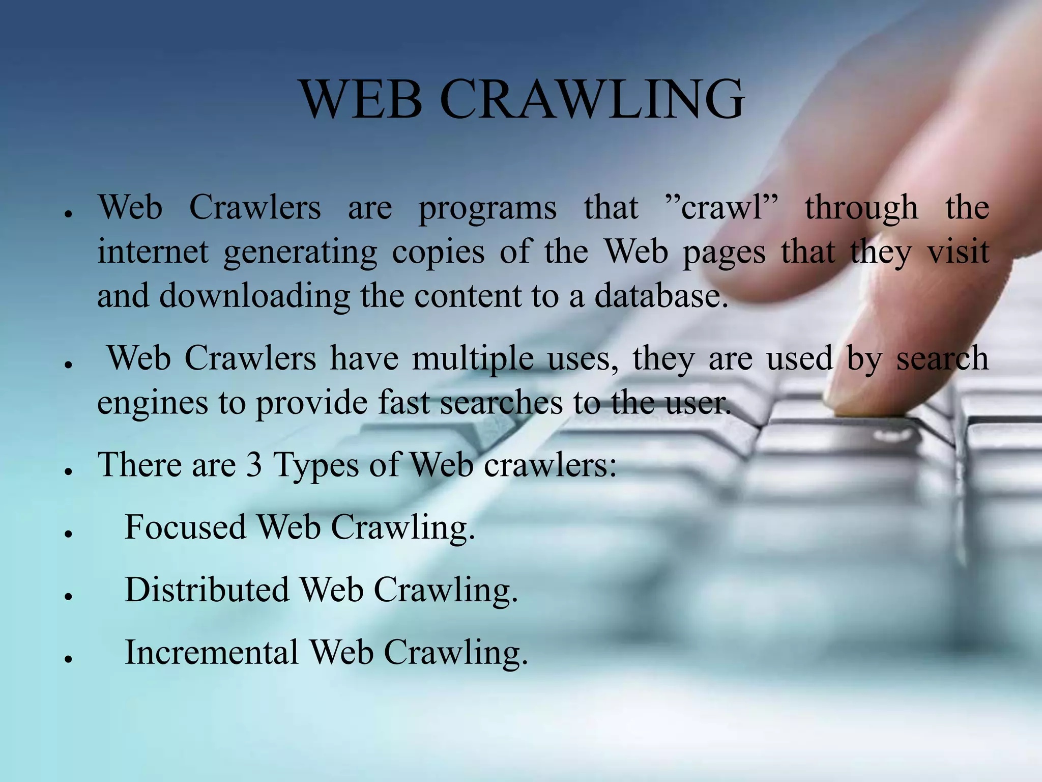 WEB BASED INFORMATION RETRIEVAL SYSTEM | PPTX