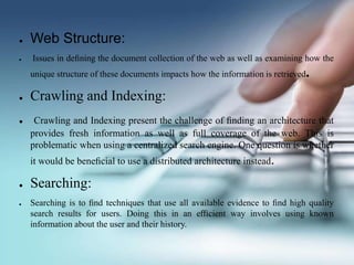 WEB BASED INFORMATION RETRIEVAL SYSTEM | PPTX