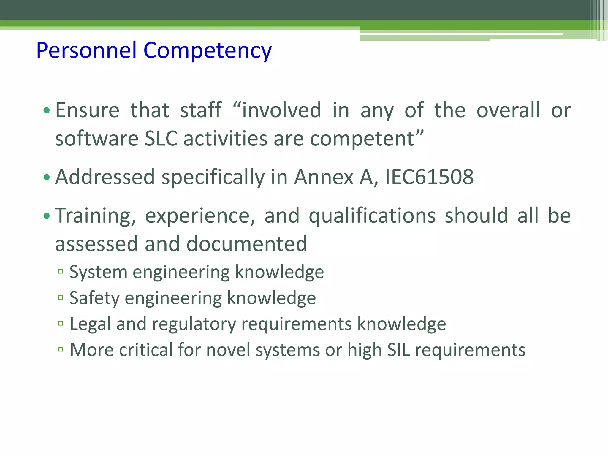 SIL Awareness | Introduction to Safety Life-Cycle | IEC - 61508 & IEC ...