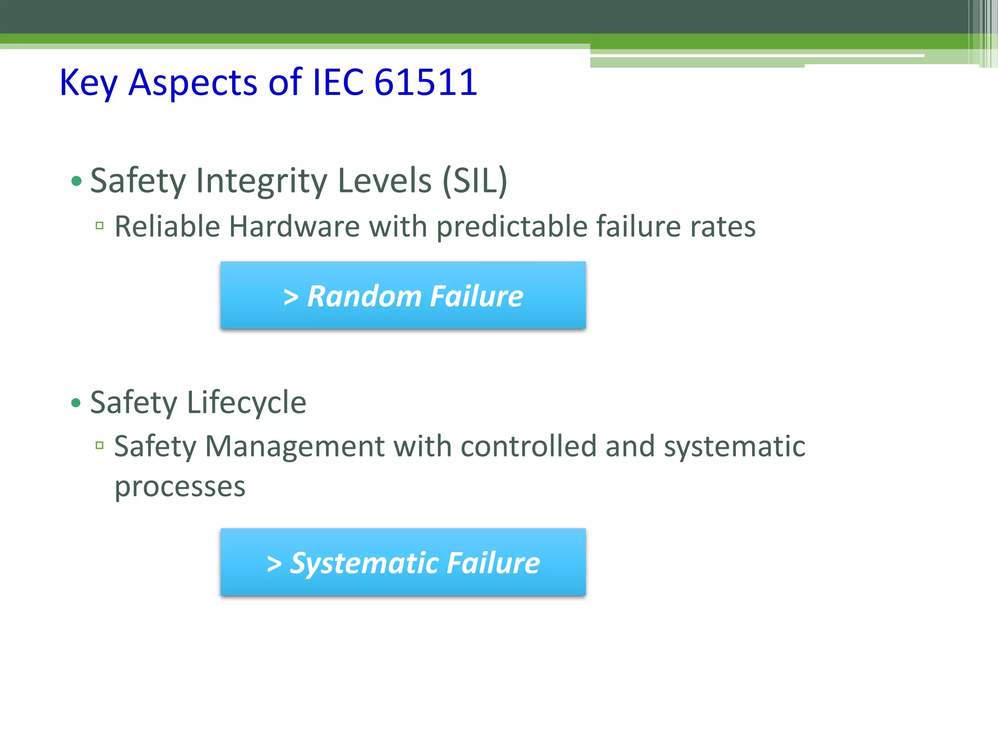 SIL Awareness | Introduction to Safety Life-Cycle | IEC - 61508 & IEC ...