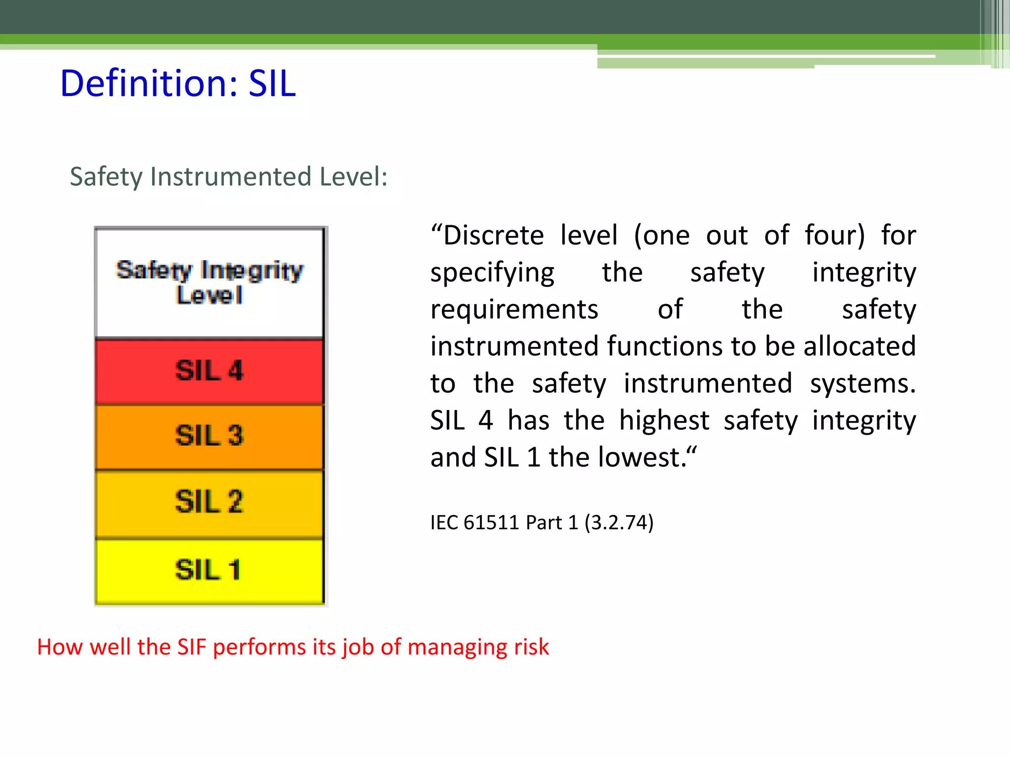 SIL Awareness | Introduction to Safety Life-Cycle | IEC - 61508 & IEC ...