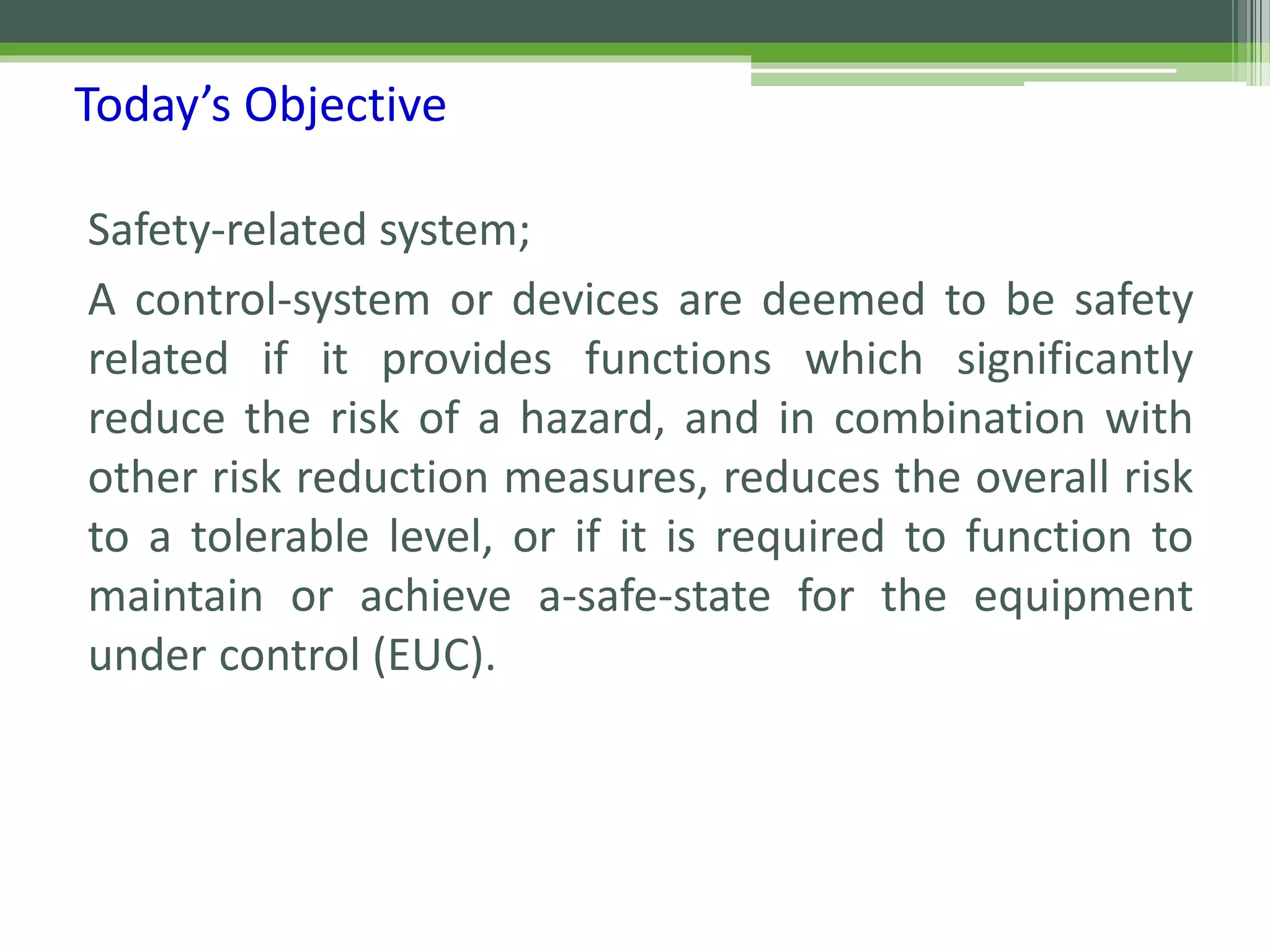 SIL Awareness | Introduction to Safety Life-Cycle | IEC - 61508 & IEC ...