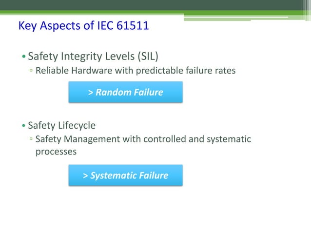 SIL Awareness | Introduction to Safety Life-Cycle | IEC - 61508 & IEC ...