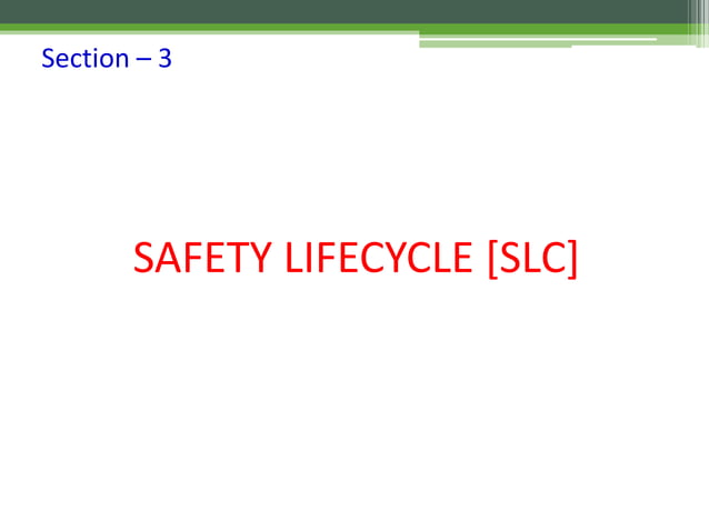 SIL Awareness | Introduction to Safety Life-Cycle | IEC - 61508 & IEC ...