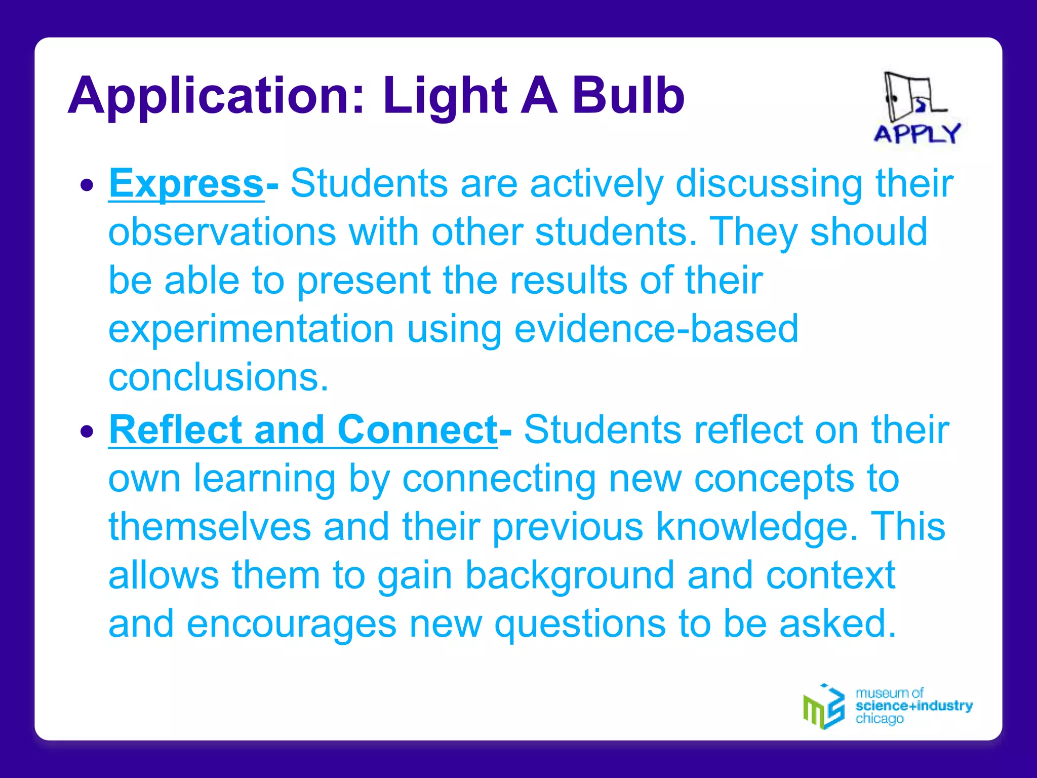 Light a Bulb (Science Inquiry Learning Cycle) | PPTX