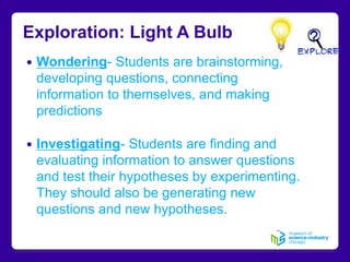Light a Bulb (Science Inquiry Learning Cycle) | PPTX