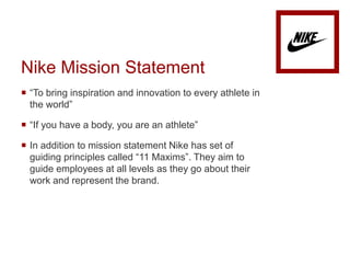 Nike Corporat Culture | PPTX