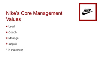 Nike Corporat Culture | PPTX
