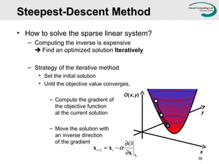Least Square Optimization and Sparse-Linear Solver | PPT