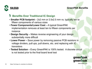 Silego Green PAK Short Feb2011 | PDF