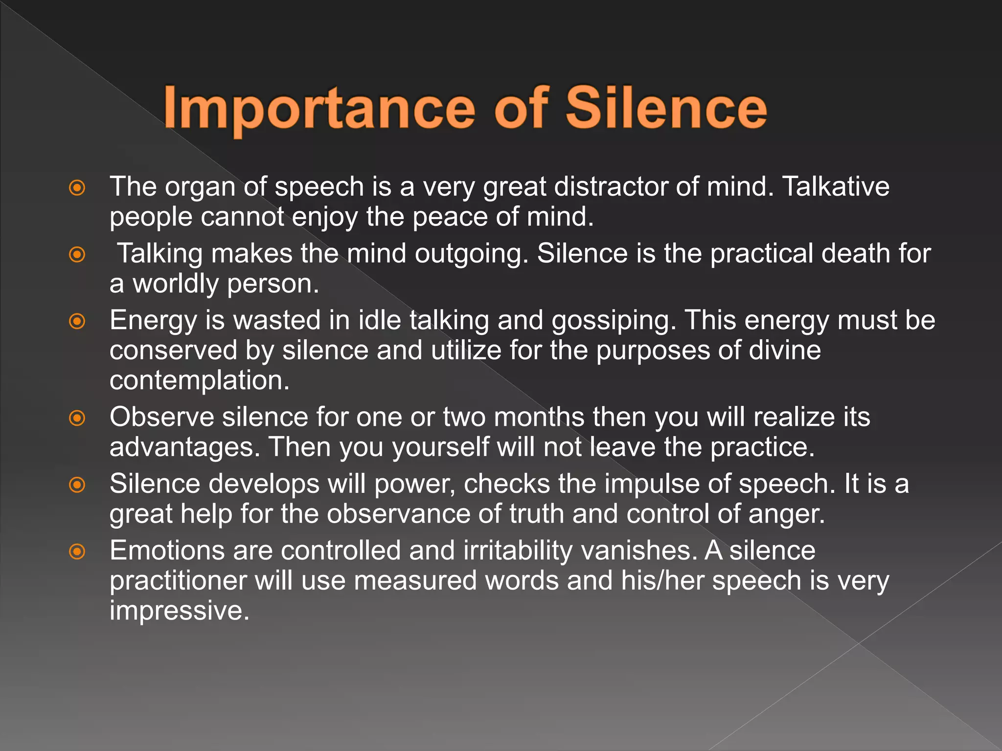 Silence | PPTX