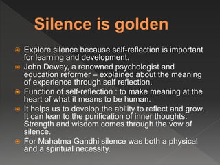 Silence | PPTX | Brain and Nervous System Disorders | Diseases and ...