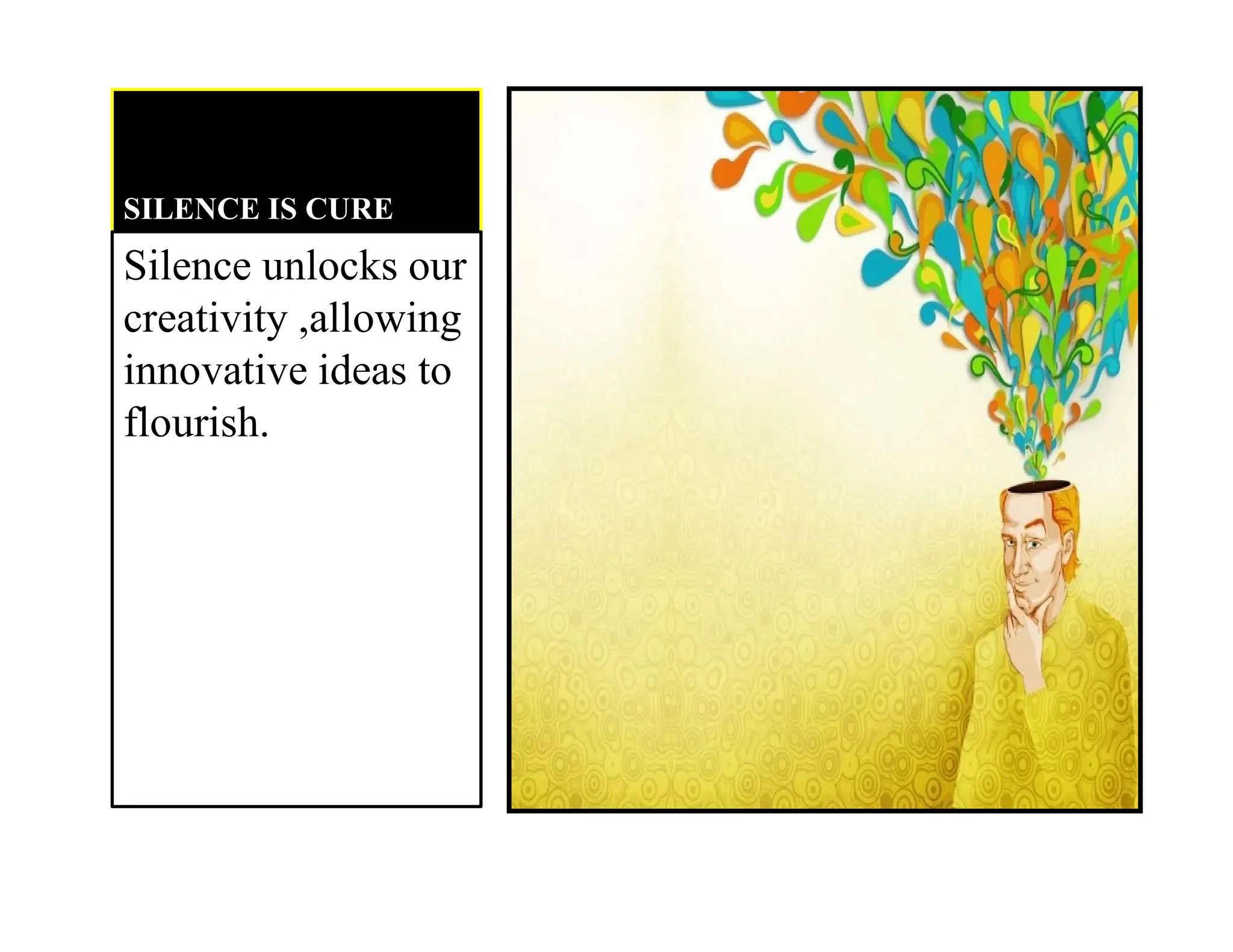 Silence is God - Everything comes out of silence. | PPT