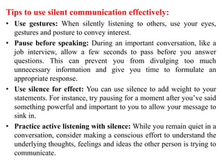 A Silence as a Mode of communication.pptx