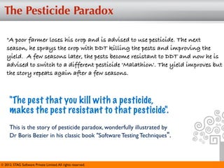 Silence is golden - The power of Test Case Immunity | PPT