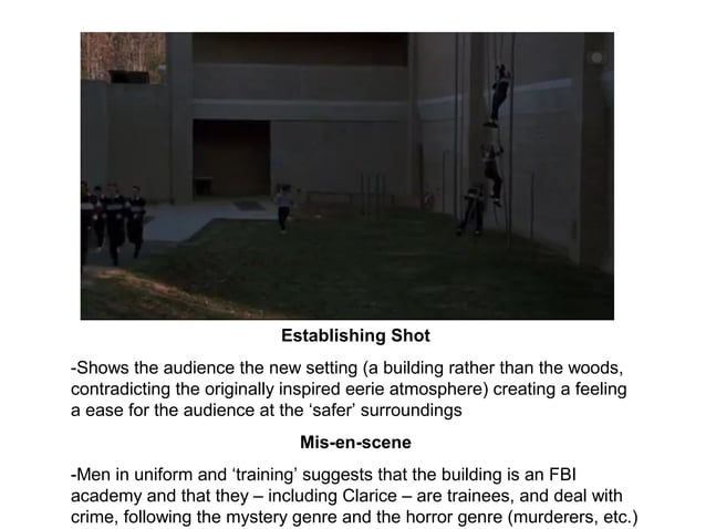 Silence of the Lambs – Analysis of Opening | PPT | Documentary | Genres