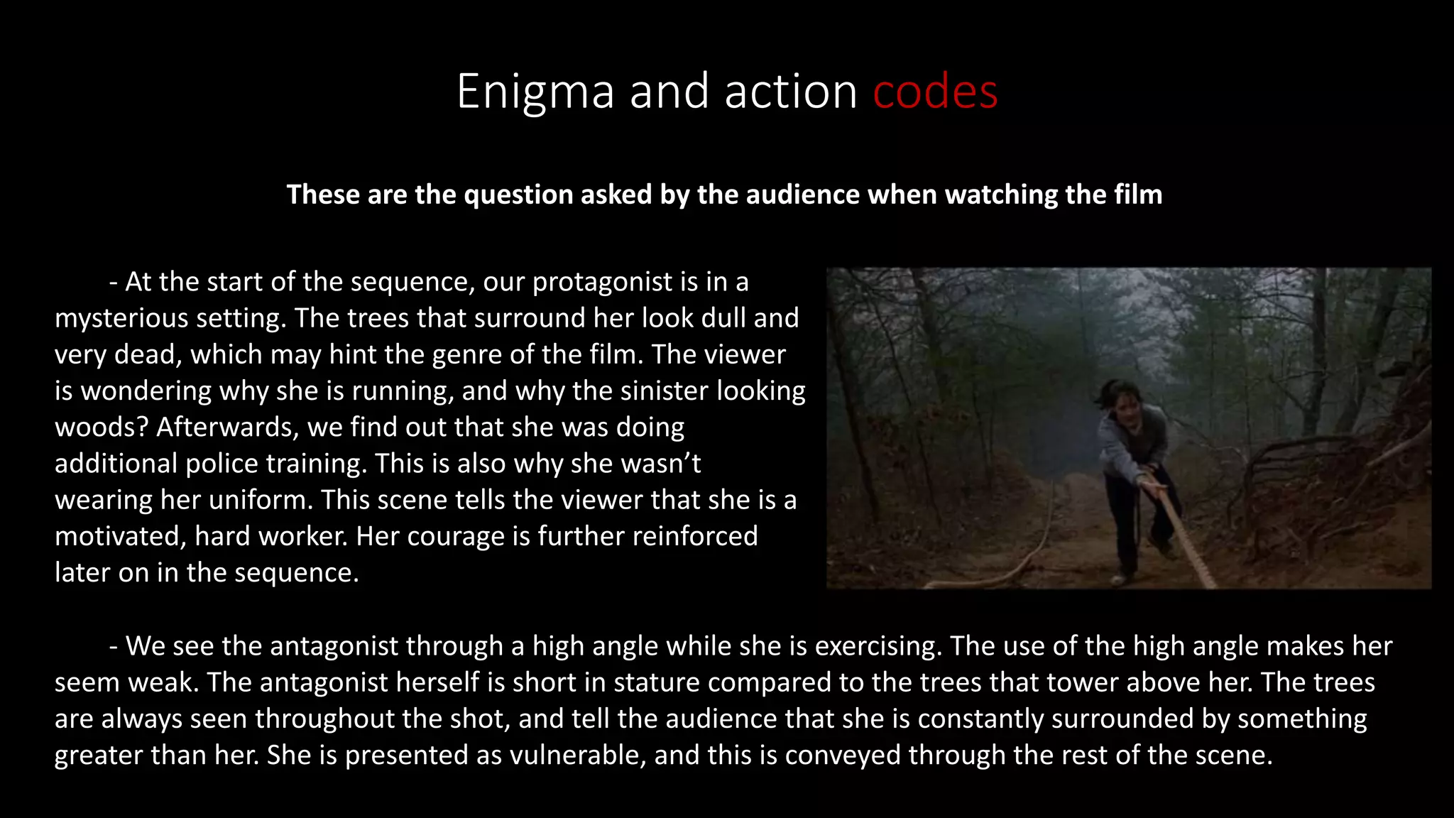 Silence of the lambs (opening sequence analysis) | PPT