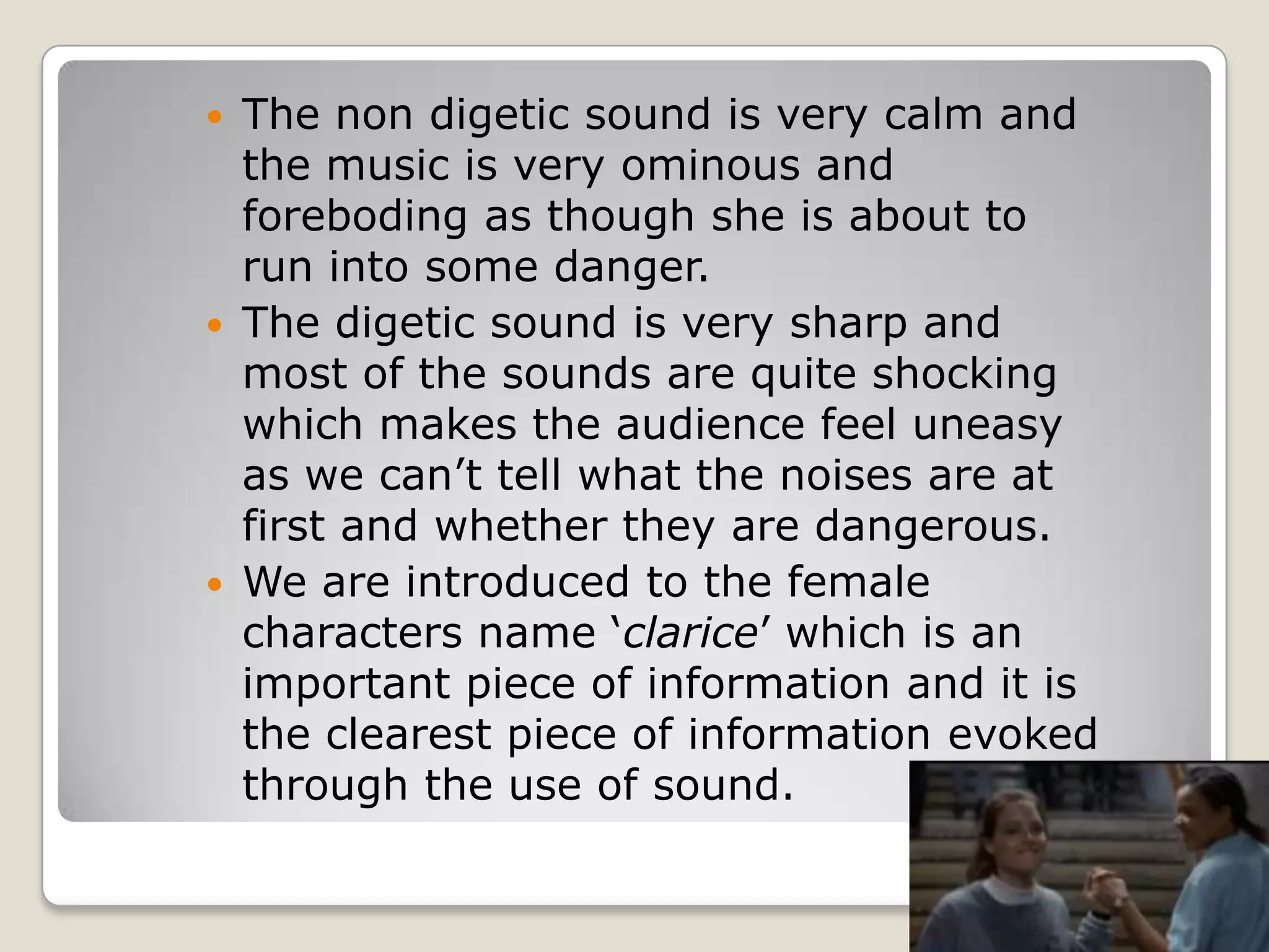 Silence of the lambs opening analysis | PPT