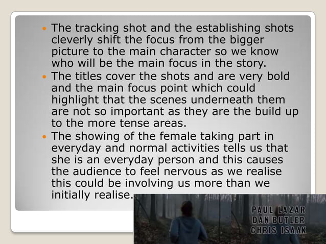 Silence of the lambs opening analysis | PPT