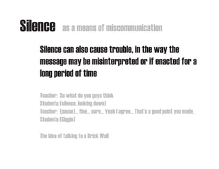 The Power of Silence in Interpersonal Communication | PDF