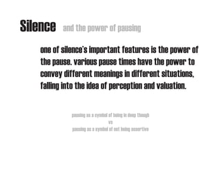 The Power of Silence in Interpersonal Communication | PDF