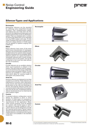 Silencers panels-engineering-guide | PDF