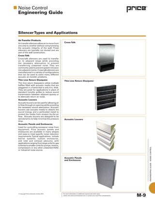 Silencers panels-engineering-guide | PDF