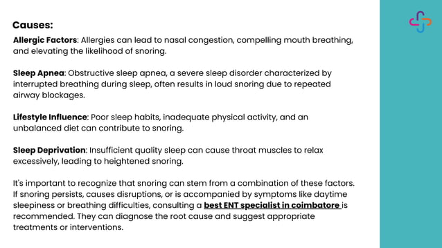 Understanding the Causes, Effects, and Solutions for Snoring | PDF ...