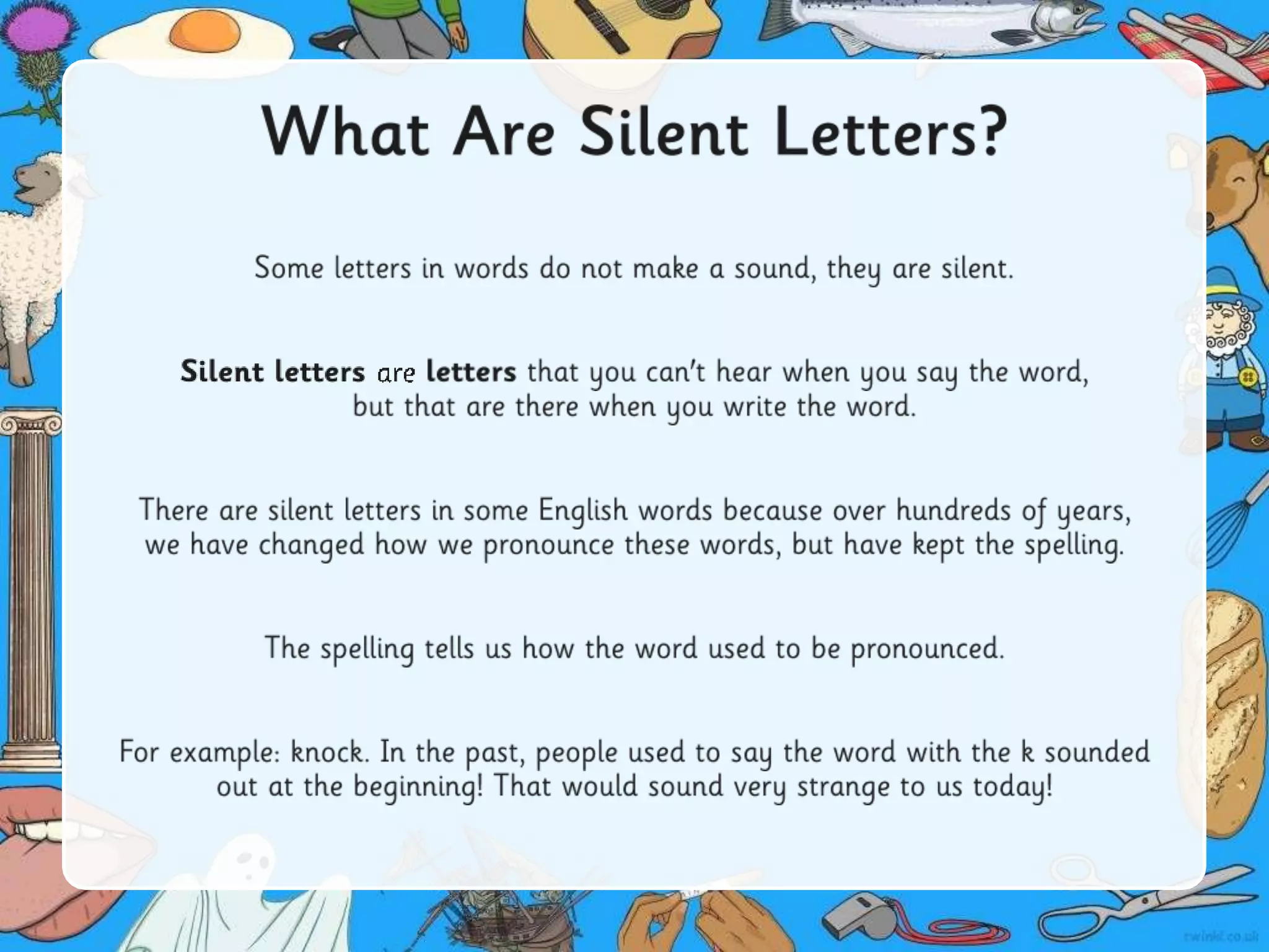 Silent letters-ppt | PPTX