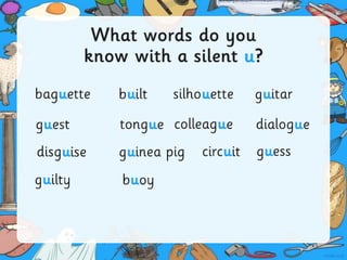 Silent letters-ppt | PPTX