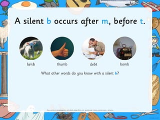 Silent letters-ppt | PPTX
