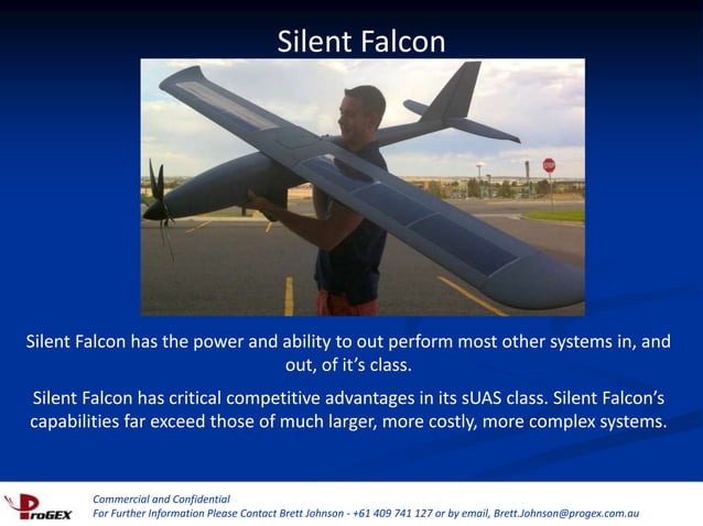 Silent Falcon - Ultra Long Endurance, Electric UAV | PPTX