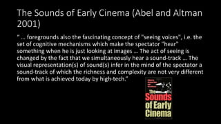 Silent film – narrative and style | PPTX
