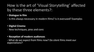 Silent film – narrative and style | PPTX