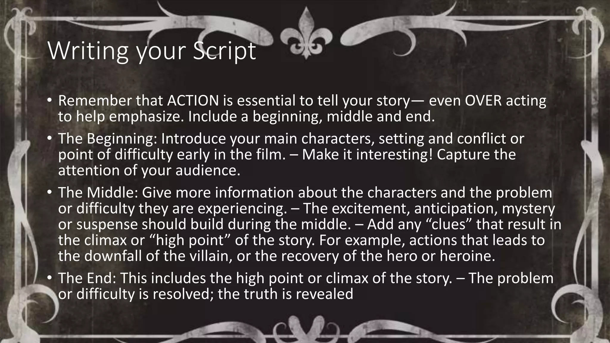 Silent film production | PPTX