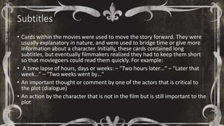 Silent film production | PPTX