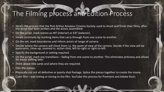 Silent film production | PPTX