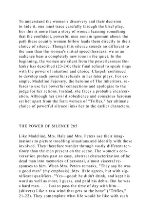 Silent Justice in a Different KeyGlaspells TriflesSU.docx