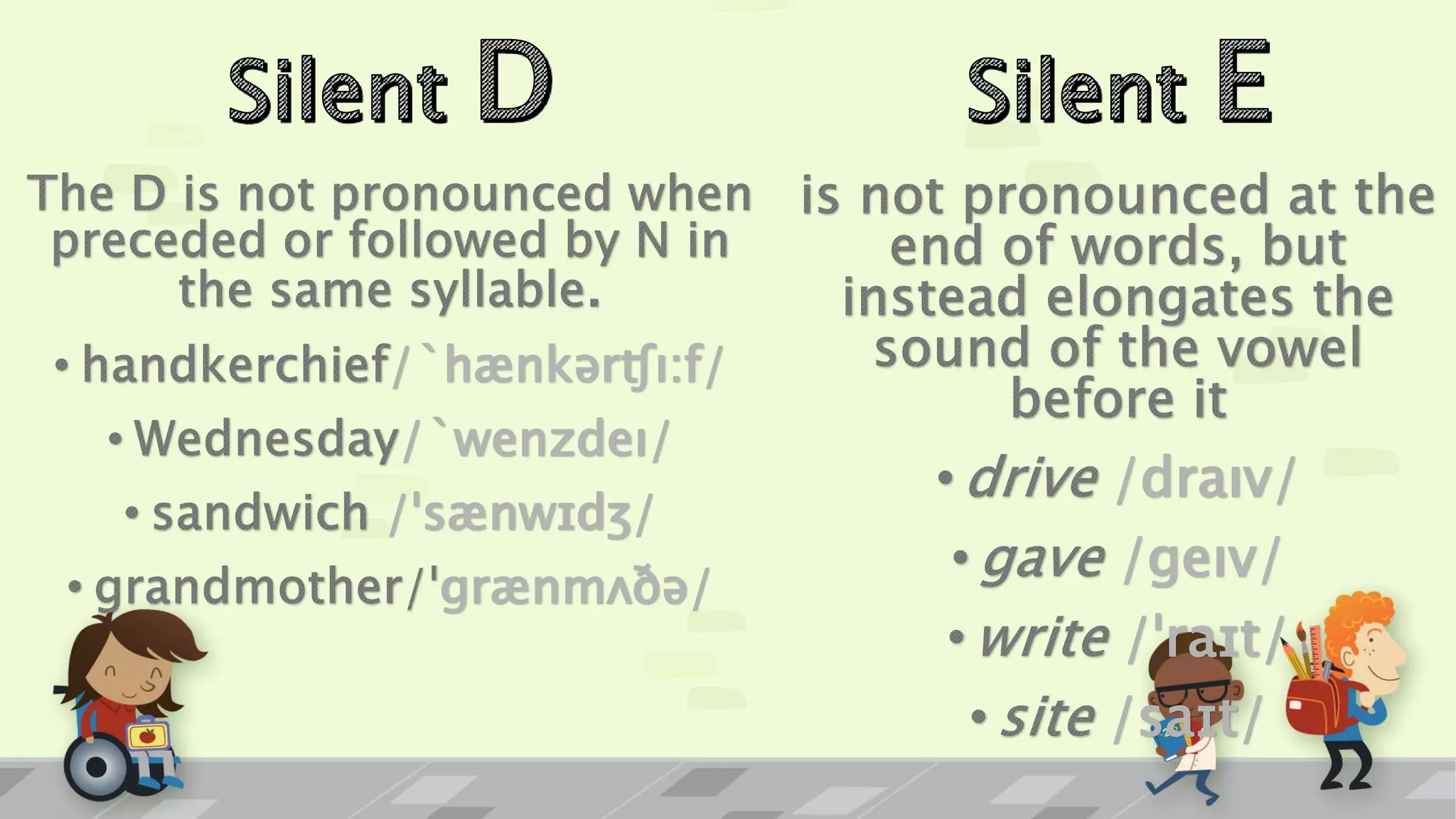 SILENT LETTER DIAPOSITIVAS. | PPTX