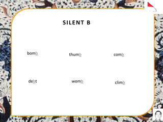 ENGLISH SILENT LETTERS | PPTX