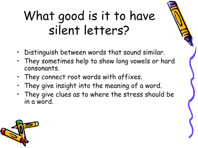 Silent letters | PPT
